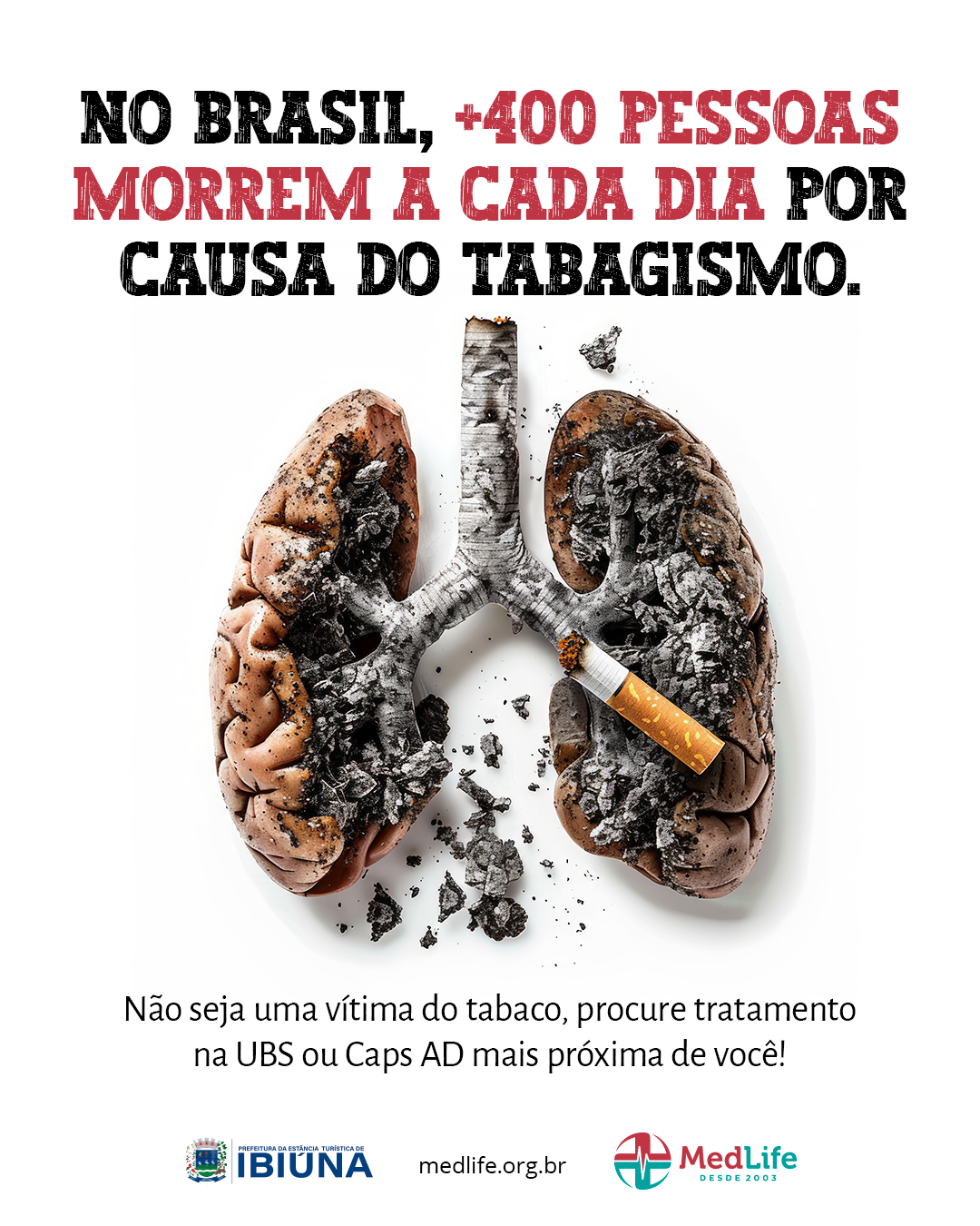 31 de Maio - Dia Mundial sem Tabaco - Med Life
