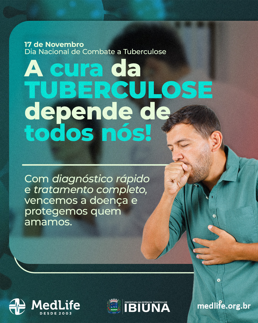 17 de Novembro - Dia Nacional do Combate à Tuberculose - Med Life